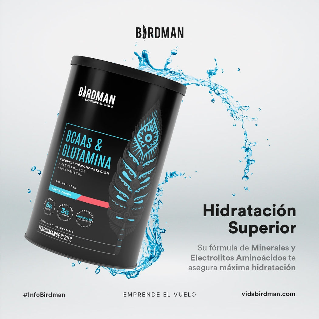 BIRDMAN BCCA´S Y GLUTAMINA – TOTAL FIT STORE